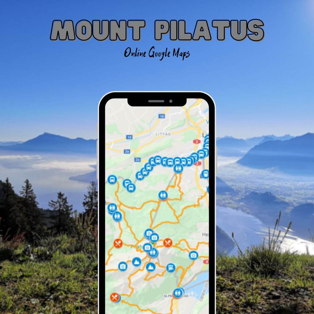 Switzerland - Mount Pilatus Map | The Daily Packers